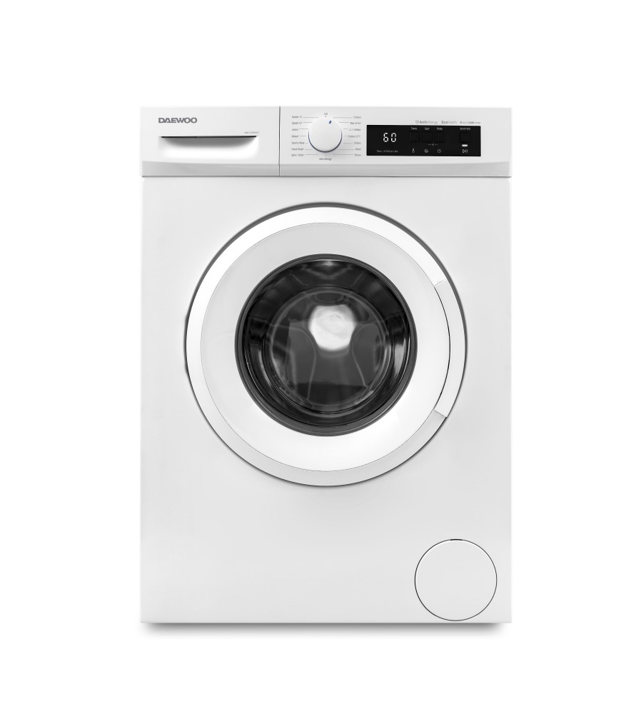 WASHING MACHINES: DAEWOO WM814T0WU0CY Freestanding Washine Machine 8Kg