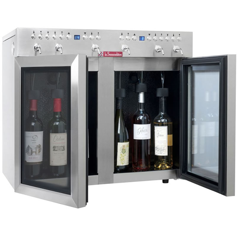 All Products: La Sommeliere Wine dispenser by the glass 6 bottles DVV6SS
