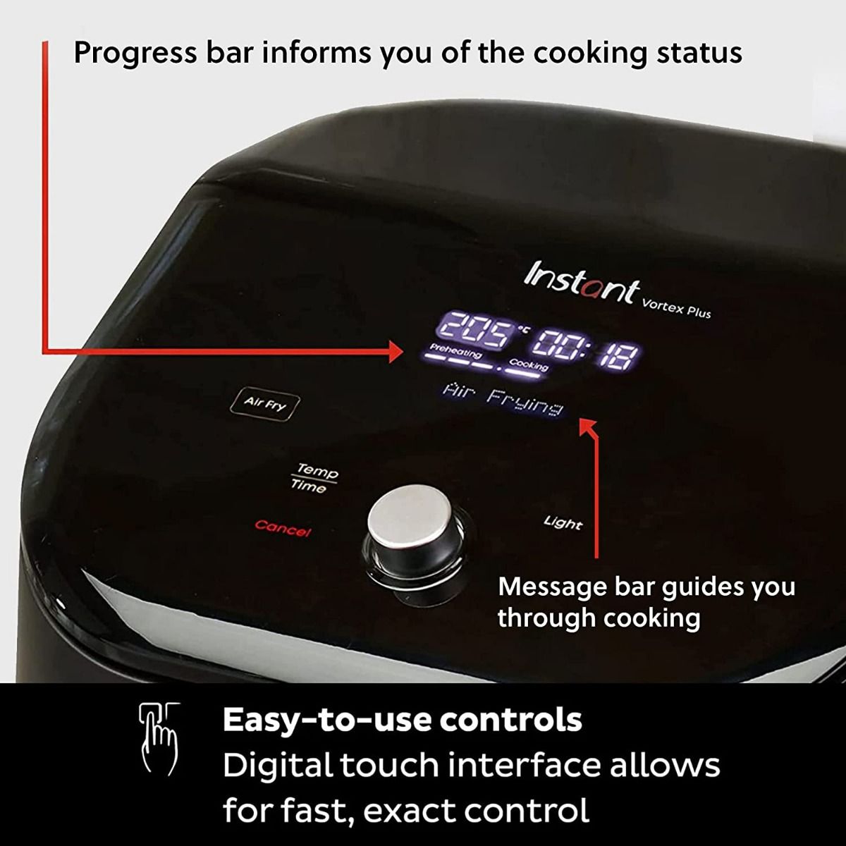 All Products: Instant Pot Vortex Plus Dual Basket With ClearCook - 7.6L ...