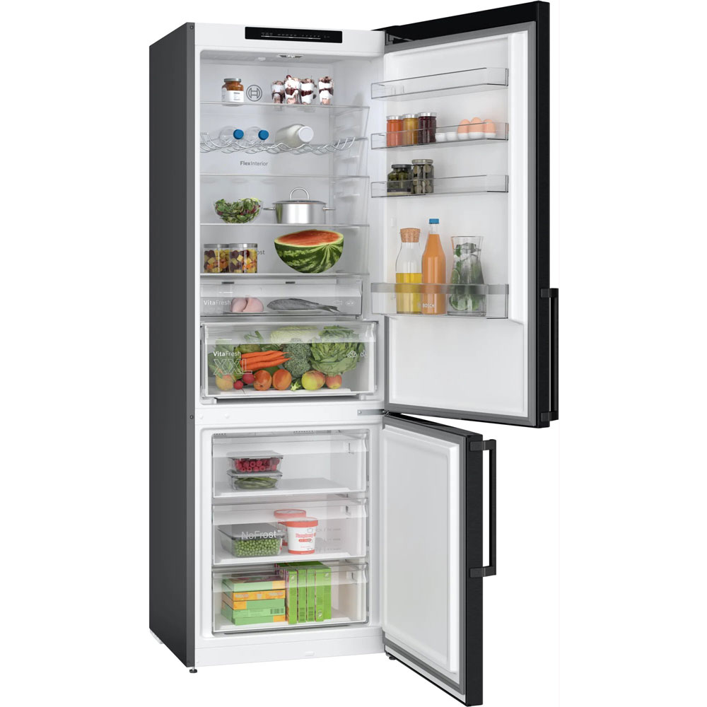 All Products: Bosch KGN49VXDT Free Standing Fridge Freezer, 70cm