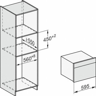 MIELE: Miele steam combination oven DGC7840 HCX Pro black matt